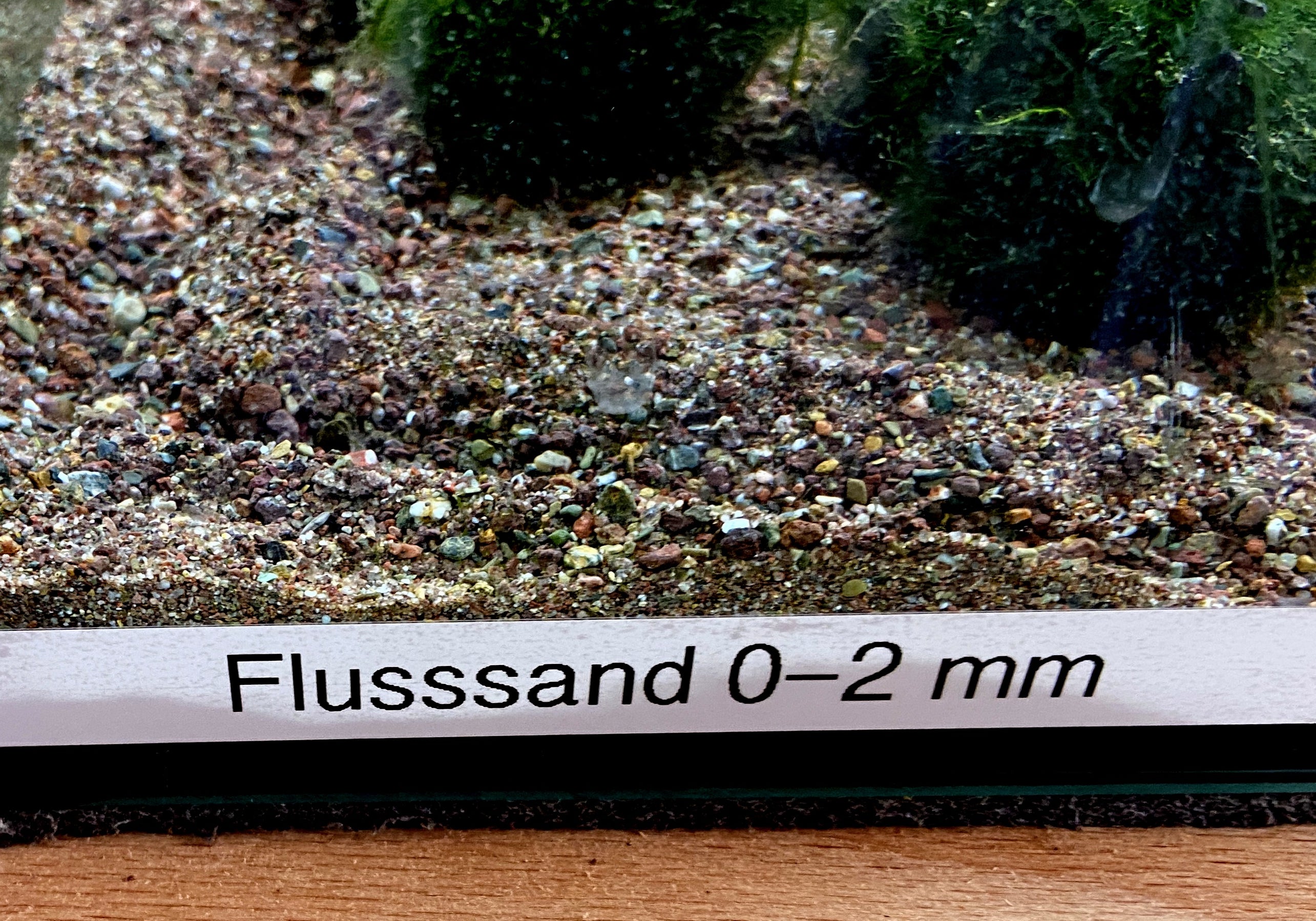 Naturkies Fluss-Sand Dunkel (0-2 mm) 15kg — AQUA TECK