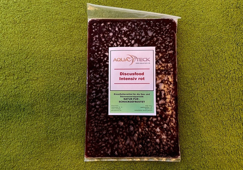 500g Discusfood intensiv rot - Frostfutter — AQUA TECK